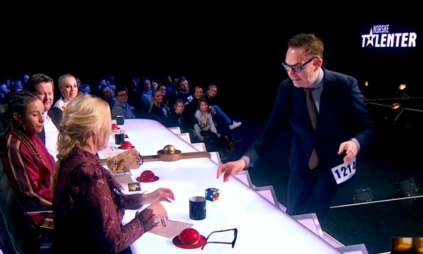 Online magiker Rune Carlsen til en pause i konferansen